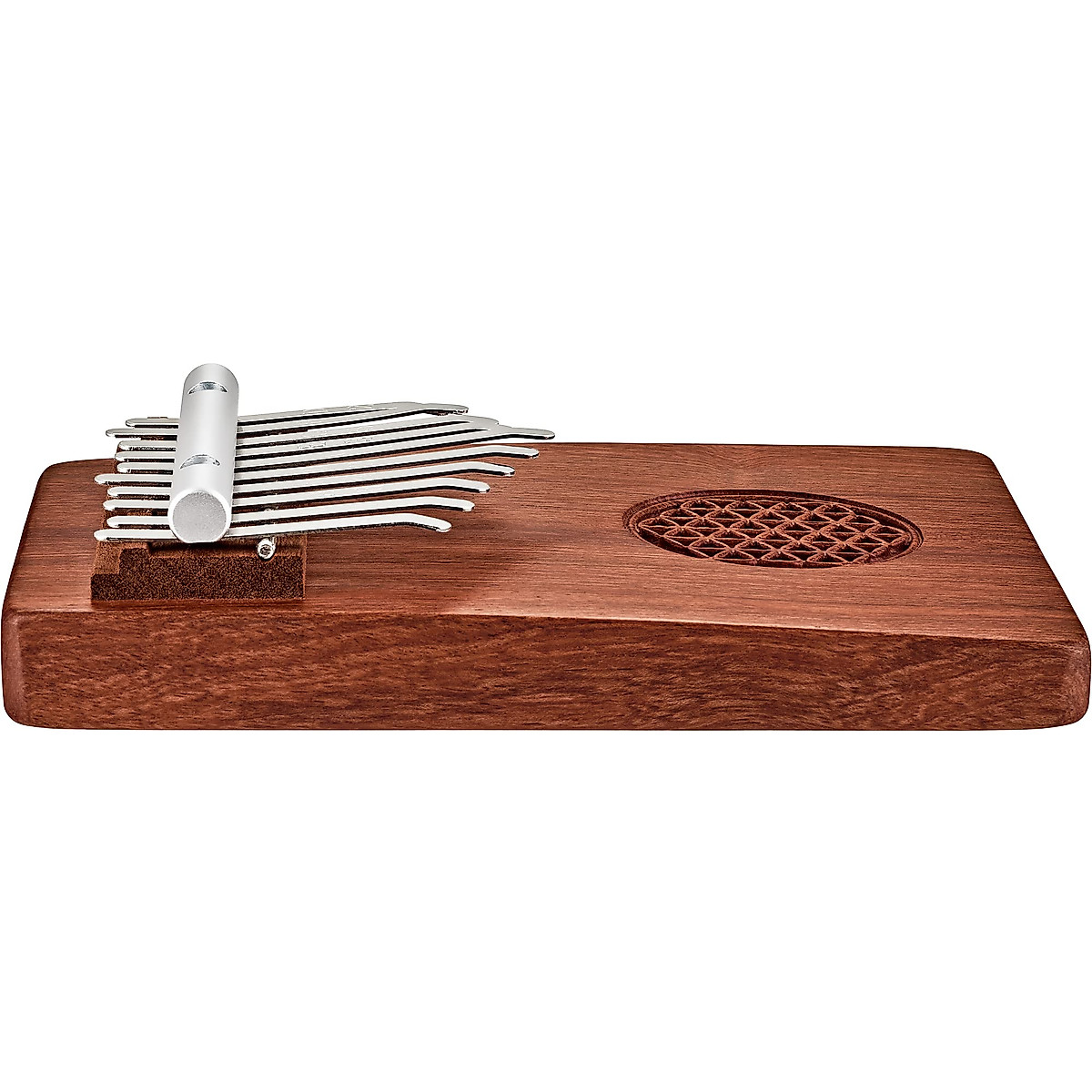 Kalimba Thumb Piano, 10 Keys — Includes Tuning Hammer and Case — For Meditation, ASMR, Sound Therapy and Yoga, 2-YEAR WARRANTY
