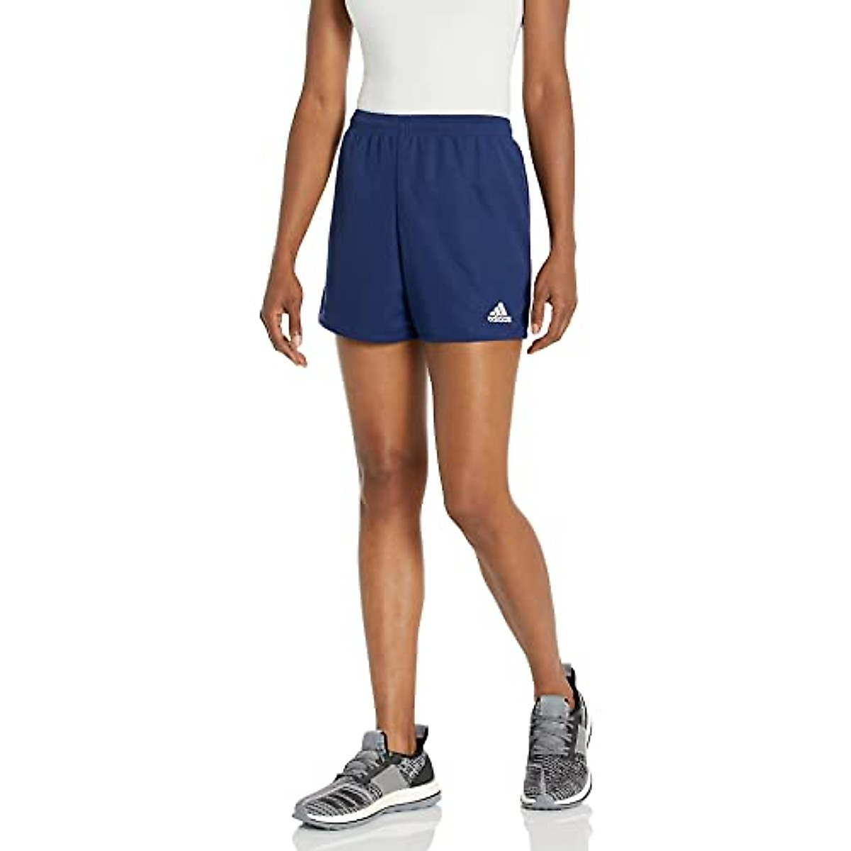 adidas Women's Tall Size Parma 16 Shorts, Dark Blue/White, X-Large/Long