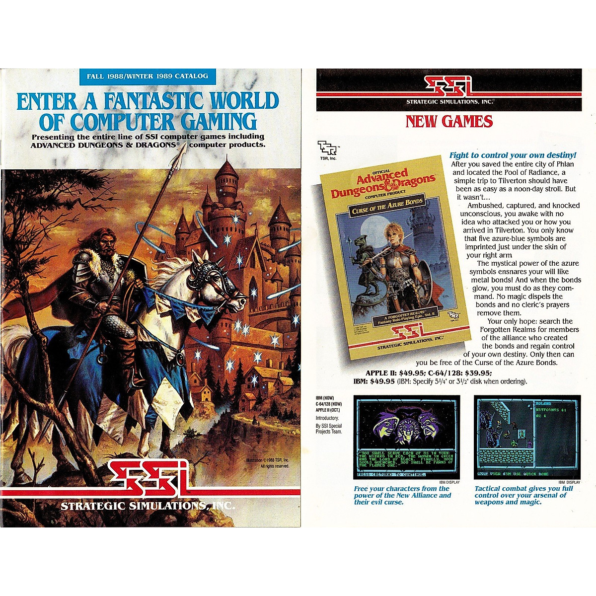 Curse of the Azure Bonds - Commodore 64