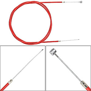 YOXUFA 7/8" 22mm Left Brake Clutch Handle Lever 155cm Cable with Brake Pads for Coleman CT100U CC100X Baja Doodle Bug DB30 98cc 100cc 3hp Motovox MBX10 MBX11 Monster Moto Powersport Mini Bike Parts