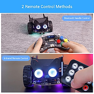 CrowBot Bolt with Joystick Programming Smart Robot Car, Learning & Education Toys for Ages 6+, STEM Projects to Learn Coding, Electronics and Programming Robot Kit
