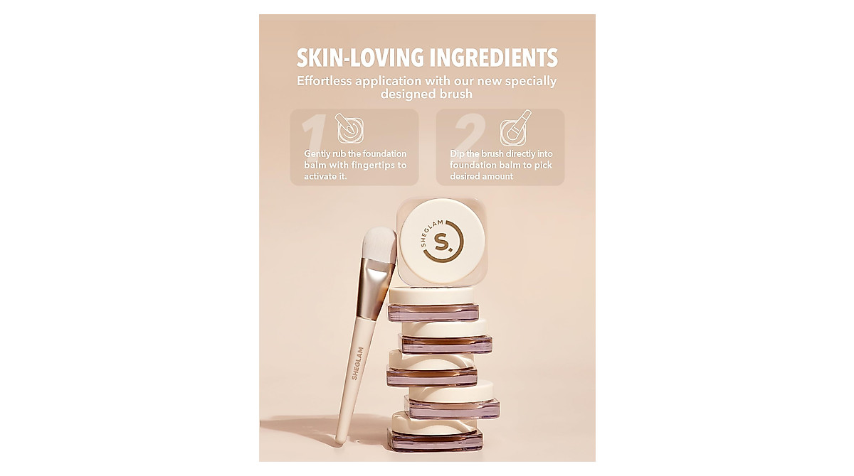 SHEGLAM Hydrating Full Coverage Foundation Balm - Shell