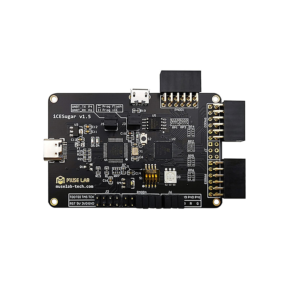 iCESugar FPGA Development Board Open Source RISC-V ICE40UP5k Icebreaker Fomu (FPGA and PMOD-AUDIO)