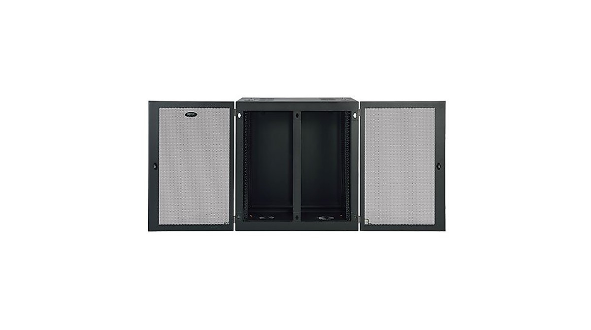 TRIPP LITE 18U Heavy Duty Wall Mount Rack Enclosure Cabinet Side Mount ...