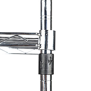 Freestanding Closet with Hanging Rod,Heavy Duty Metal Hanging Storage Organizer Rack,Wire Shelving Garment Rack Clothes Rack,Wardrobe with Shelves (57.9"~85" x 13.8" x 71.7")