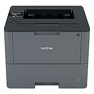 Brother HL-L6200DW Wireless Monochrome Single-Function Laser Printer for Office, Gray - Print only - 48 ppm, 1200 x 1200 dpi, 8.5 x 14, 256MB Memory, Auto Duplex Printing, 520 Sheet, Ethernet, CBMOUN