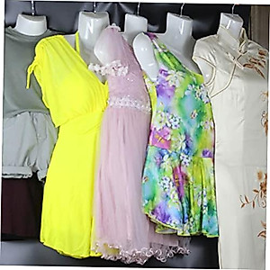 Zerodeko 20 pcs Mannequin Hanger Torso Clothing Display Clothing Display Rack Sewing Mannequin Manikin Body Female Mannequin Model Mannequin Body Coat Hangers Woman Plastic Underwear Girl