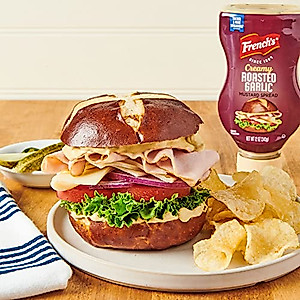 French's Creamy Roasted Garlic Mustard Spread, 12 oz