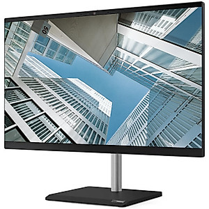 Lenovo V50a 23.8" All-in-One Business Desktop, Intel Core i5-10400T Processor, FHD IPS Display, 16GB RAM, 512GB PCIe SSD, Webcam, Wi-Fi, HDMI, Type-C, Wired Keyboard & Mouse, Windows 11 Pro, Black