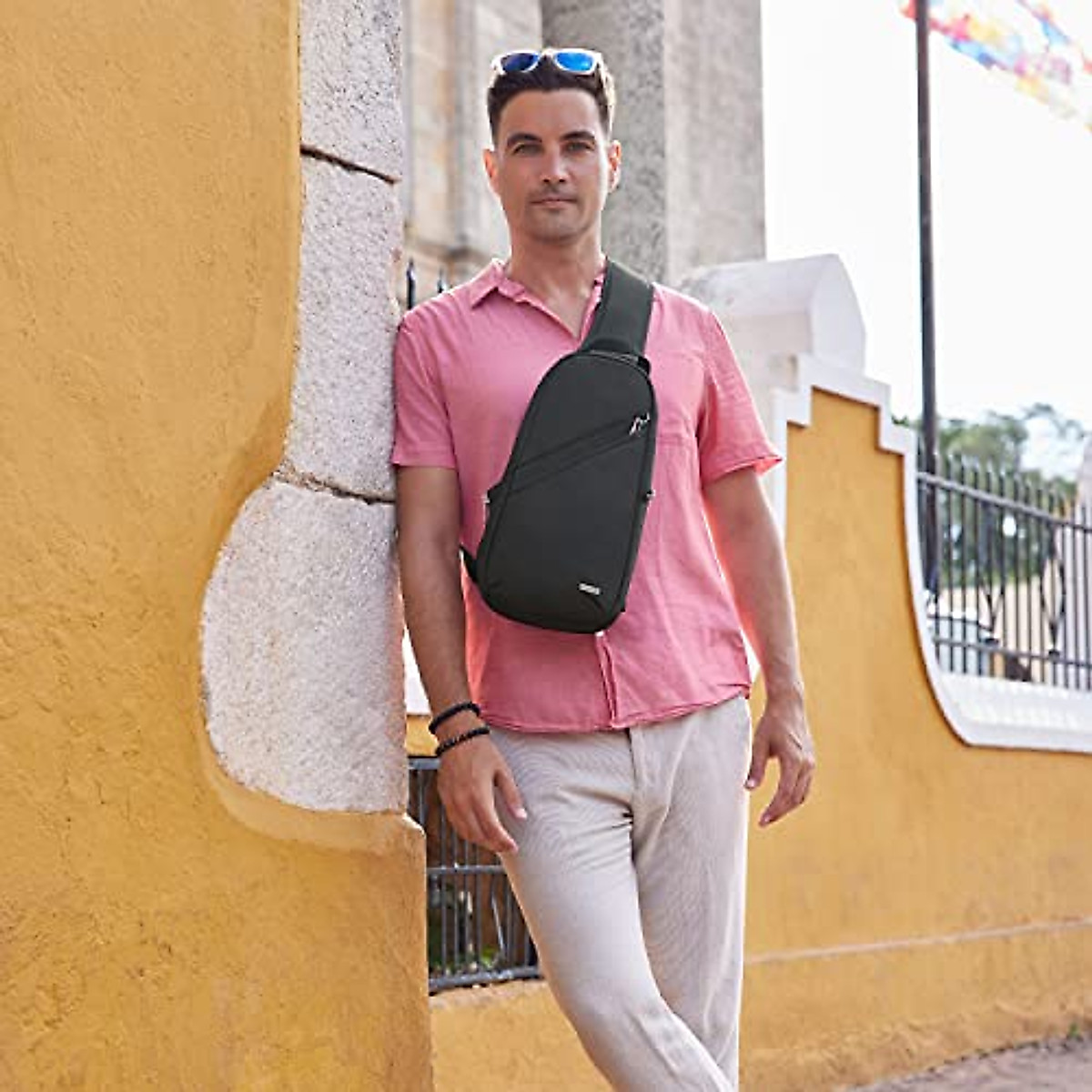 Travelon AT Classic Sling Bag, Black, One Size