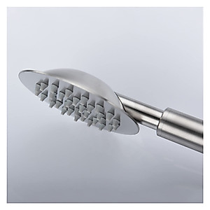 JEMITA Hand-held Shower Head with 1.5M Shower Hose High Pressure Multi Sprayer Setting Bath Shower Set with Sliding Bar Brushed Nickel (Color : Hose only)