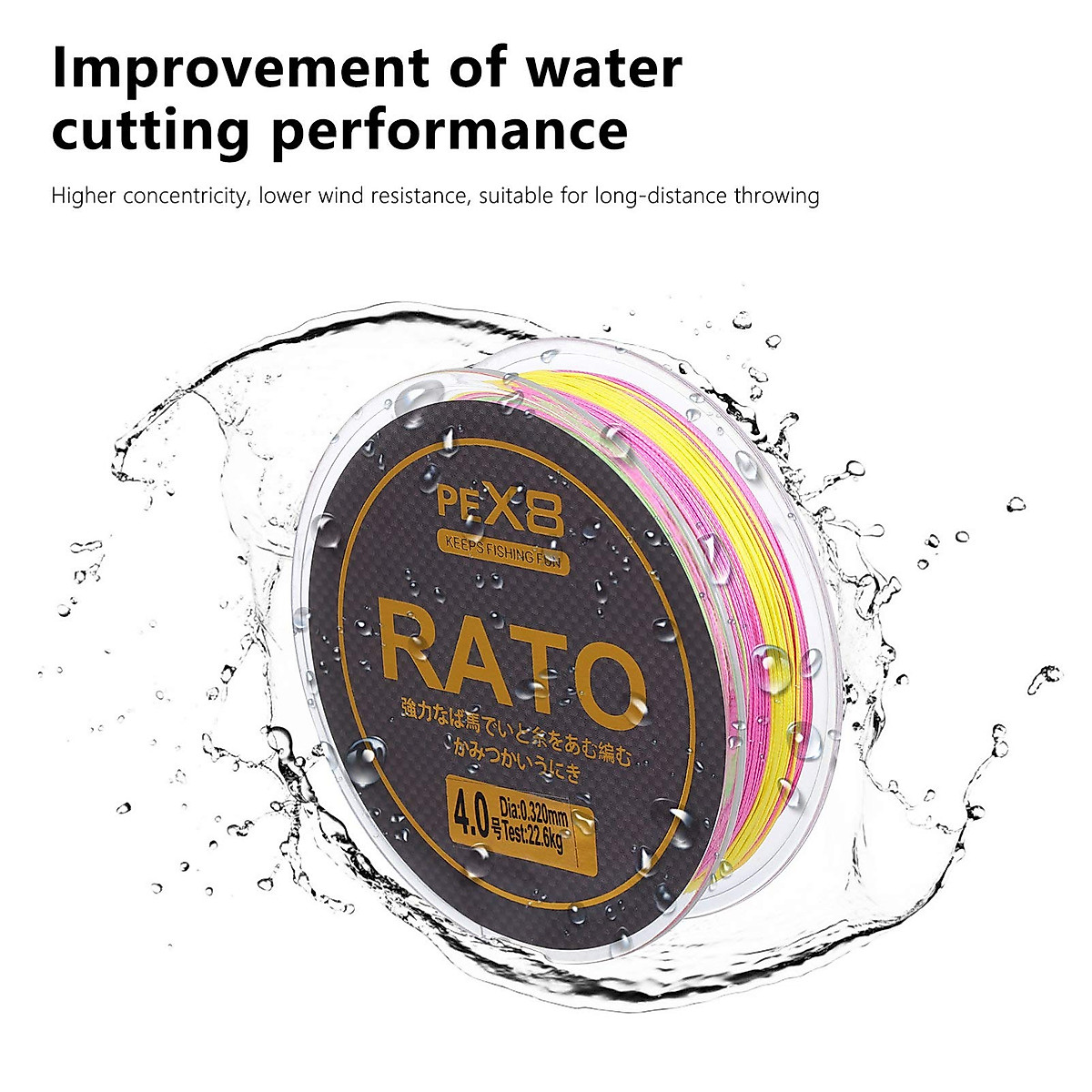 BESTOYARD 1 Roll Braided Fishing line Fishing Tool Fish Braided Line Fishing Accessory Fishing Spool line Fishing Supplies Nylon Fishing Wire Strongest Fishing Wire pe Fish skewers