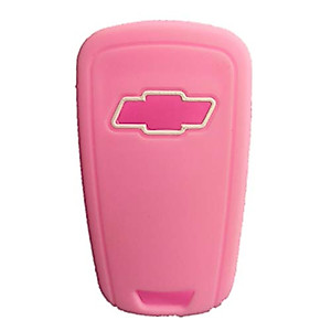KAWIHEN Silicone Key Fob Cover Compatible with Chevrolet Chevy Cruze Equinox Impala Malibu Sonic Spark Volt Camaro 4 Buttons Key Fob Case Cover OHT01060512 KR55WK50073