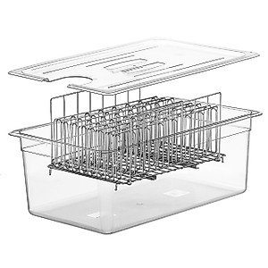 LIPAVI C20L-AP Lid for LIPAVI C20 Sous Vide Container, tailored for the Anova Precision immersion circulator