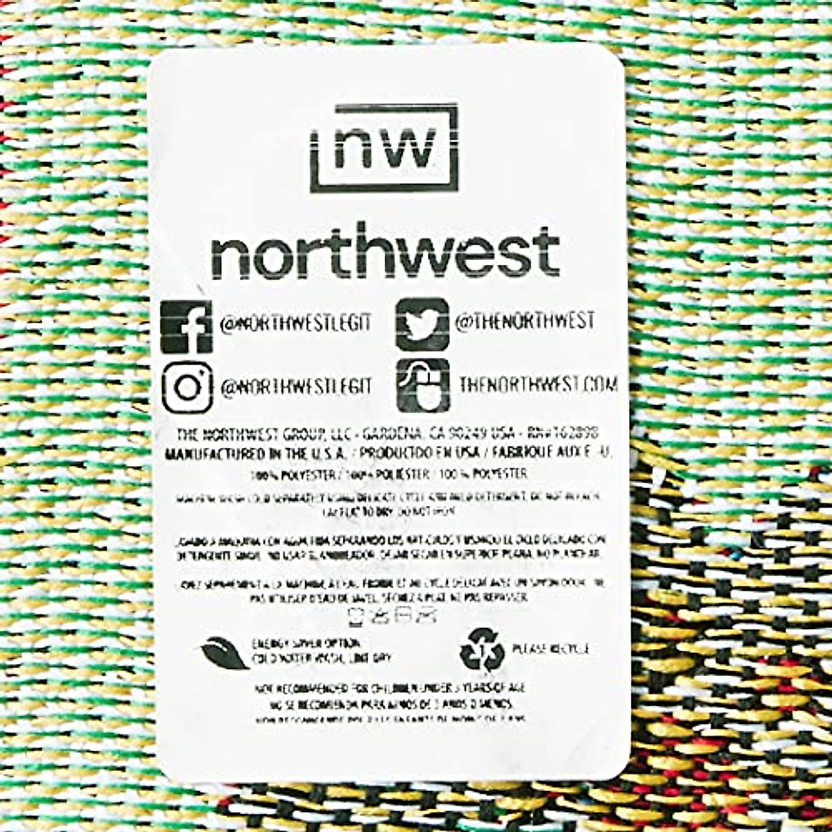 Disney's Princesses, "Storytime Tangled" Woven Tapestry Throw Blanket, 48" x 60", Multi Color