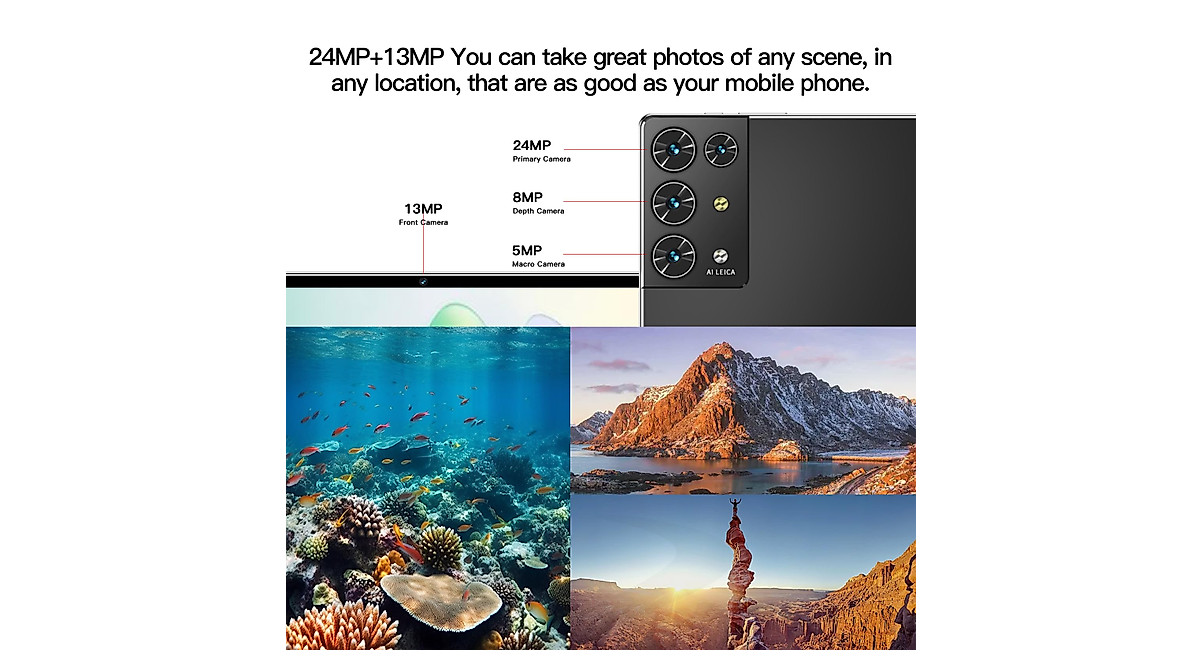 WV LeisureMaster S30 Pro 10.1-Inch Android Tablet with 8GB RAM