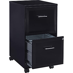 Lorell File Cabinet, Black -