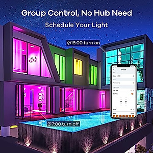 Linkind Smart Light Bulbs,Smart Bulb That Work with Alexa & Google Home,LED Light Bulbs Color Changing,A19 E26 2.4Ghz RGB WiFi Light Bulbs Dimmable 60W,800 Lumen,4 Pack