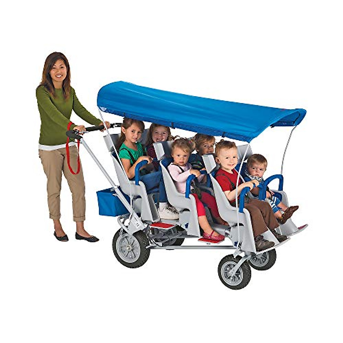 Children’s Factory AFB6850F Runabout 6 Passenger Stroller, Multi