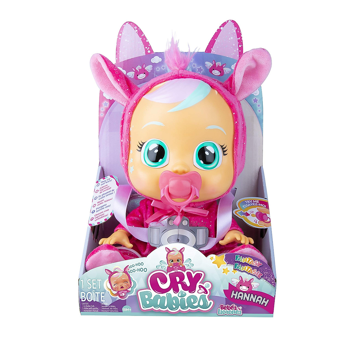 Cry Babies Hannah The Pegasus - Amazon Exclusive Doll, Multi