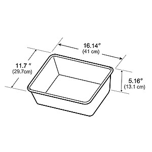 UNiPLAY Large Stackable Storage Bins for Closet Organizers, Food Organizer Bins, Pantry Storage and Toy Storage Organizer (4-Pack), White