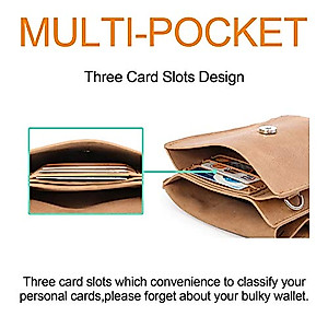 seOSTO Womens Small Crossbody Bag, Tassel Cell Phone Purse，Gifts For Teenage Girls