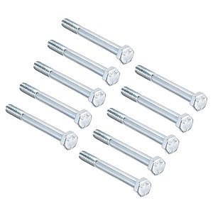 uxcell Hex Head Screw Bolts Carbon Steel 5/16"-18x3" Fastener Grade 5 UNC 10pcs