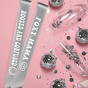 Last Disco Bachelorette Party Sashes I Includes Disco Bride Sash and 6 Disco Bachelorette Sashes I for Groovy Bachelorette or 70s Bachelorette Party I Bachelorette Sash Bride to Be