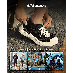 IDEGG 8 Pairs Ankle Performance Athletic Running Socks Low Cut Sports Tab Socks for Women and Men