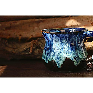 Coffee mug, pottery mug, Unique mug, 21 Oz, handmade ceramic mug, coffee lover, coffee mug pottery, Personalized mug, unique gift