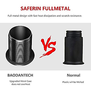 3 USB 3.0 Car Charger, 12V/24V 36W QC3.0 USB Charger Socket, 3 x USB 3.0 Socket Charger USB Outlet Fast Charge with 10A Wire Fuse Aluminum (Black)