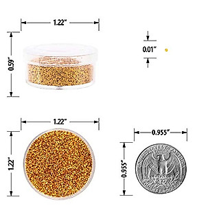 Fine Glitter 24 Colors Craft Glitter for Resin Makeup for Body Nail Face Hair Eyeshadow Lip Gloss Making