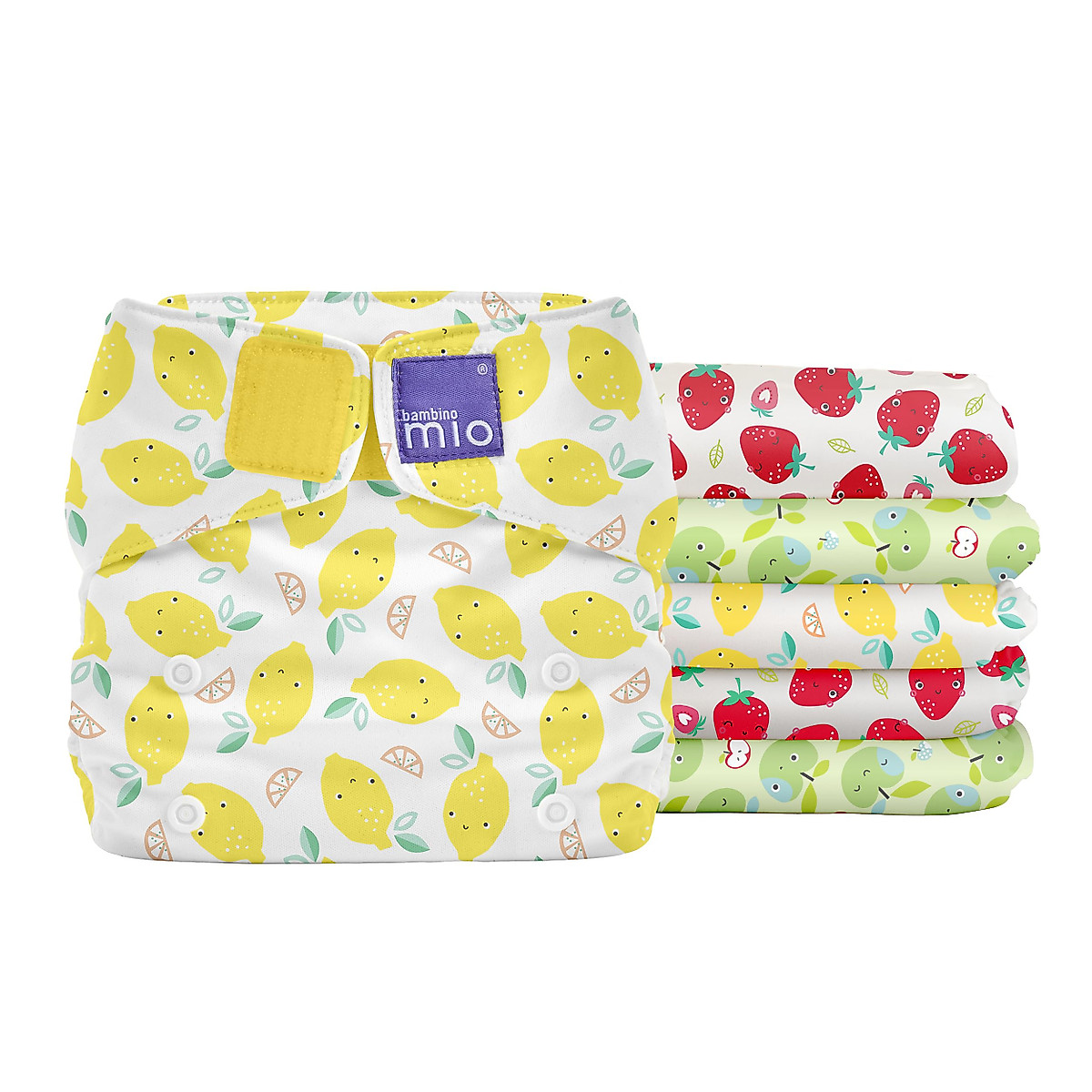 Bambino Mio, miosolo Cloth Diaper Set, Favorites 6 Count (Pack of 1)