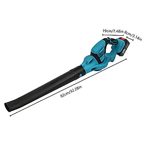 HinLIaDa Cordless Leaf Blower, 21V Battery Operated Leaf Blower Cordless Electric Handheld Blower with Battery and Fast Charger, Electric Leaf Blower for Patio, Leaves & Snow Blowing