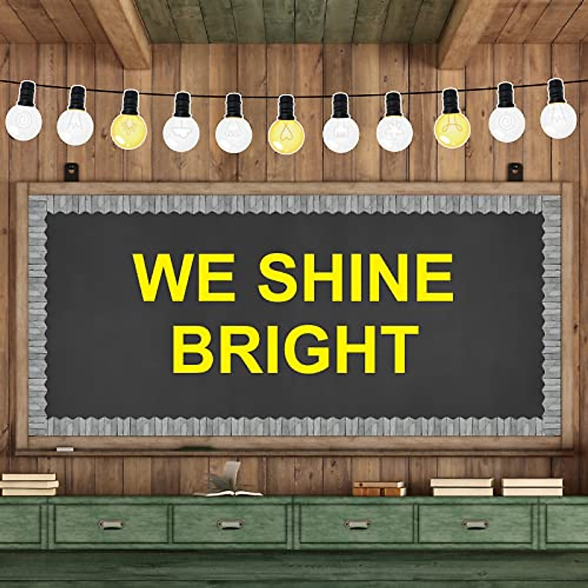 45 Pcs Chic Light Bulb Cut-Outs for Creative Decor