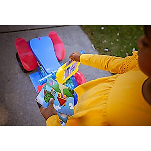 Kid Trax Blues Clues & You! Skidoo Toddler Electric Quad Ride On Toy, 6 Volt, Kids 1.5-2.5 Years Old, Max Rider Weight 44 lbs, Blue,Blue/Red