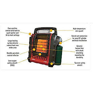Mr. Heater F232000 Portable Buddy 9000 BTU Propane Heater