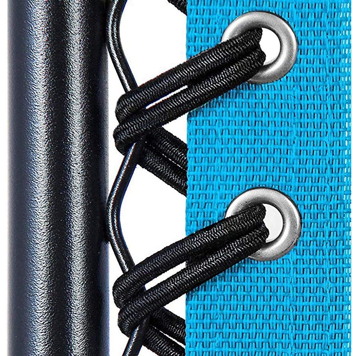 Maius Replacement Cord for Zero Gravity Chair, 4 Pack Universal Replacement Elastic Cords Repair Tool Kit for Sun Loungers, Garden Chairs, Outdoor Recliners, Anti Gravity Chair, Bungee Chairs - Black