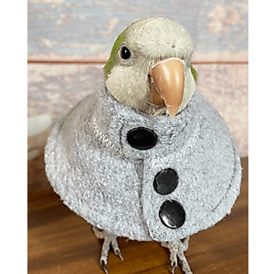 Adjustable Recovery Bird Cone Collar, Elizabeth Protective Collar, Safe and Practical Neck Sleeve for Preventing Bite and Licking Wound Healing with Snap Fastener Random Color (Large)