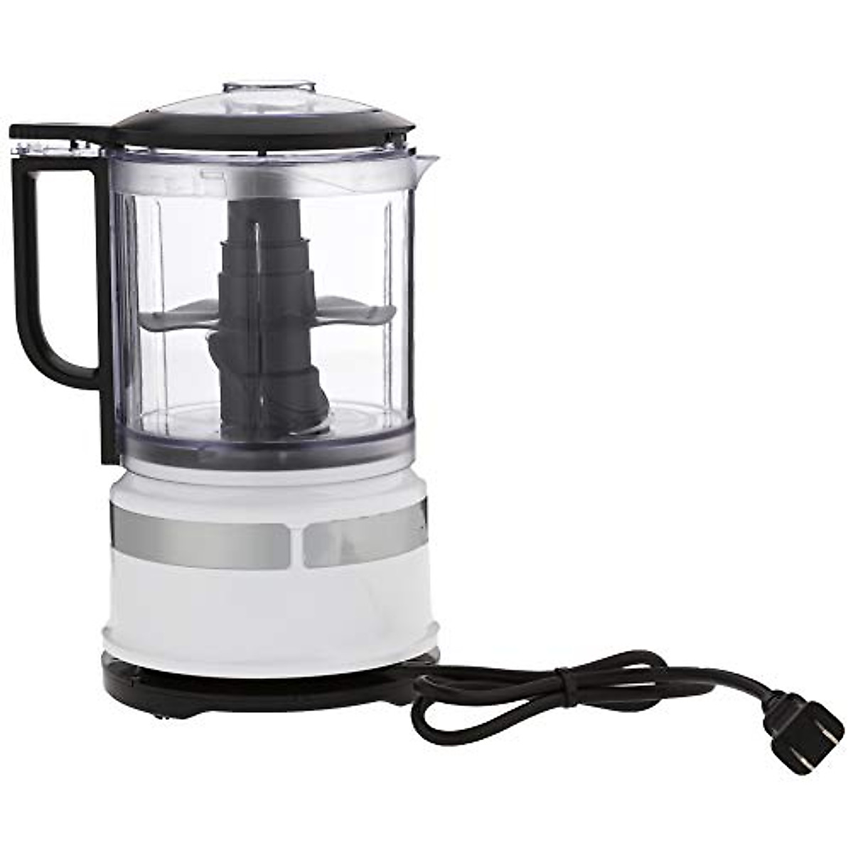 KitchenAid 5 Cup Food Chopper - KFC0516, White & Variable Speed Corded Hand Blender - KHBV53, White