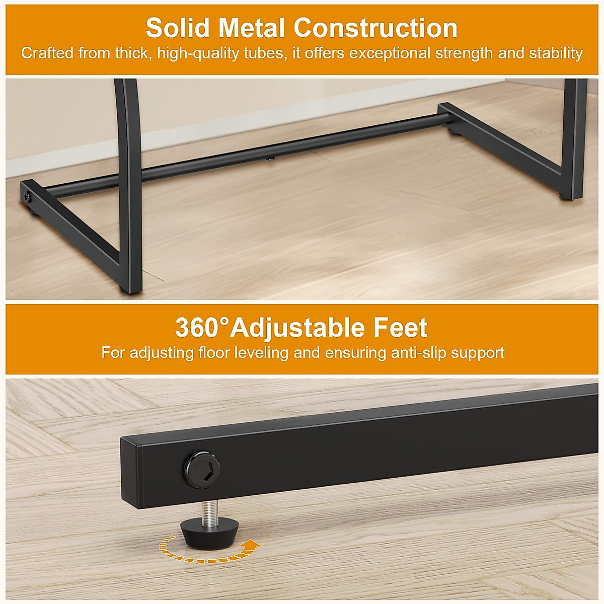 Honiter Towel Racks for Bathroom, Free Standing Towel Rack, Pool Towel Racks Outdoor, 4 Tier Wide Metal Towel Bar Stand, Blanket Ladder Holder, Drying and Display Rack for Oversized Bath Towel