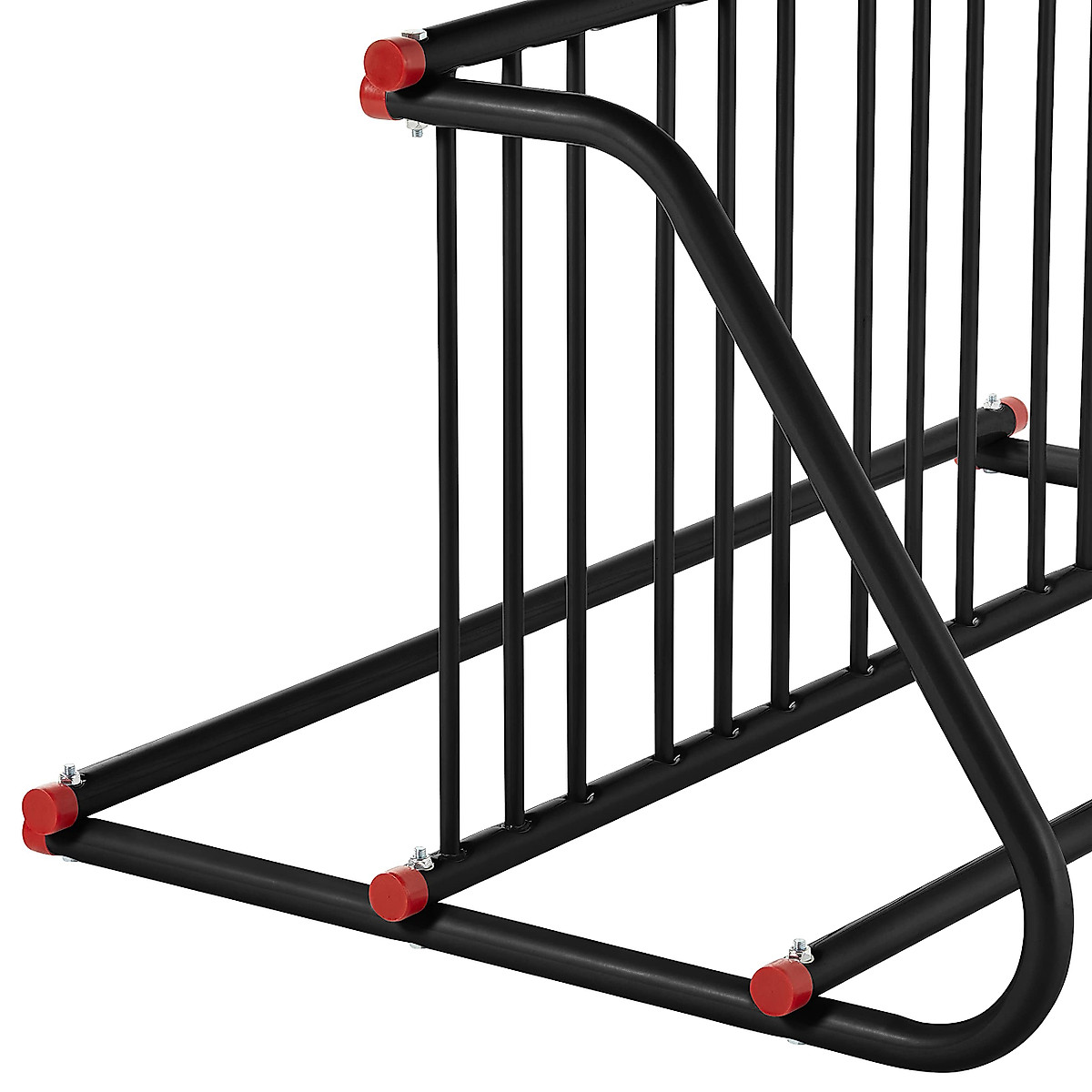 Retrospec Commercial Grid Bike Rack - Single & Double Sided - Bicycle Storage Stand for Garages, Stores, Schools & Universities Power Coated Steel - Black 10 Bike/Double Sided