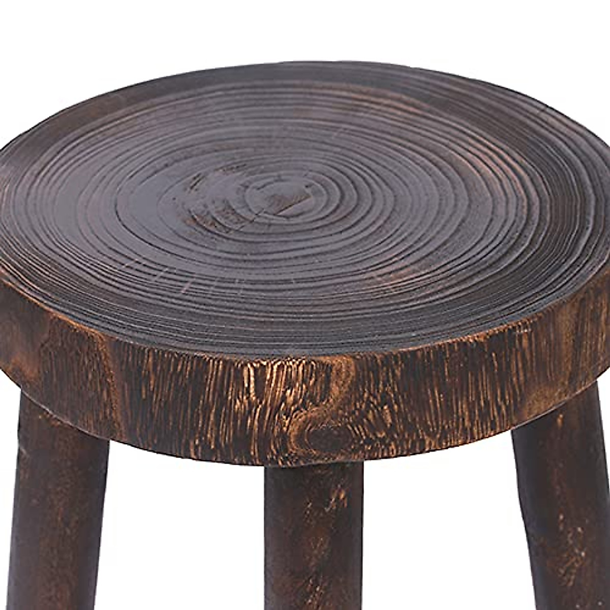 iayokocc Wooden Stool Display Stand, Mini Round Stool Bonsai Holder, Flower Pot Rack, Plant Stand Potted Display Shelf for Office Dining Room Indoor Outdoor Decor