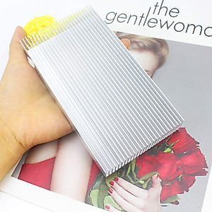 WeiMeet Aluminum Heat Sink Heatsink Module Cooler Fin for High Power Transistor Semiconductor Devices with 26 Pieces Fins 150mmx 80mm x 27mm