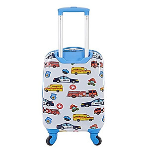 Travelers Club 5 Piece Kids' Luggage Set, First Responders