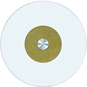 Round glass turntable Lazy Susan Turntable 360° Smooth rotating Tray Turning Table Serving Plate (Color : Transparent, Size : 90cm/35.4in)