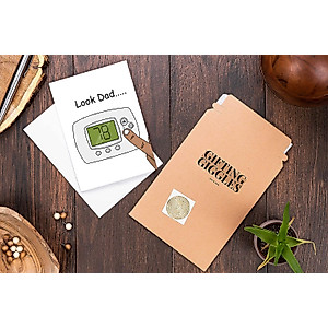 GIFTING GIGGLES Funny Happy Birthday Card for Dad – Great Happy Bday Gift for Father, Papa, Step Dad, Daddy, Padre | 30th 40th 50th 60th 70th 80th 90th