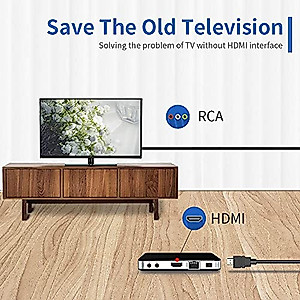 BERLAT HDMI to RCA Cable, 1080P 5ft HDMI Male to 3-RCA Video Audio AV Cable Connector Adapter One-Way Transmitter for TV HDTV DVD