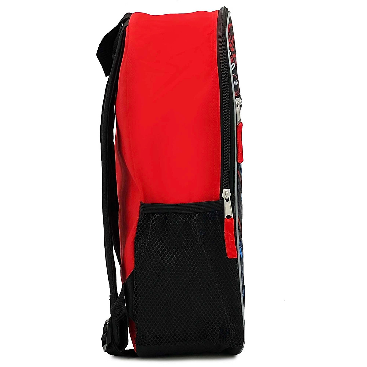 DIBSIES Personalized Spider Superhero Backpack, Lunch Bag, Carabiner Clip, and Character Keychain