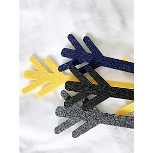 Milestone Marker Set Square Circle Star and Arrow Felt Black…